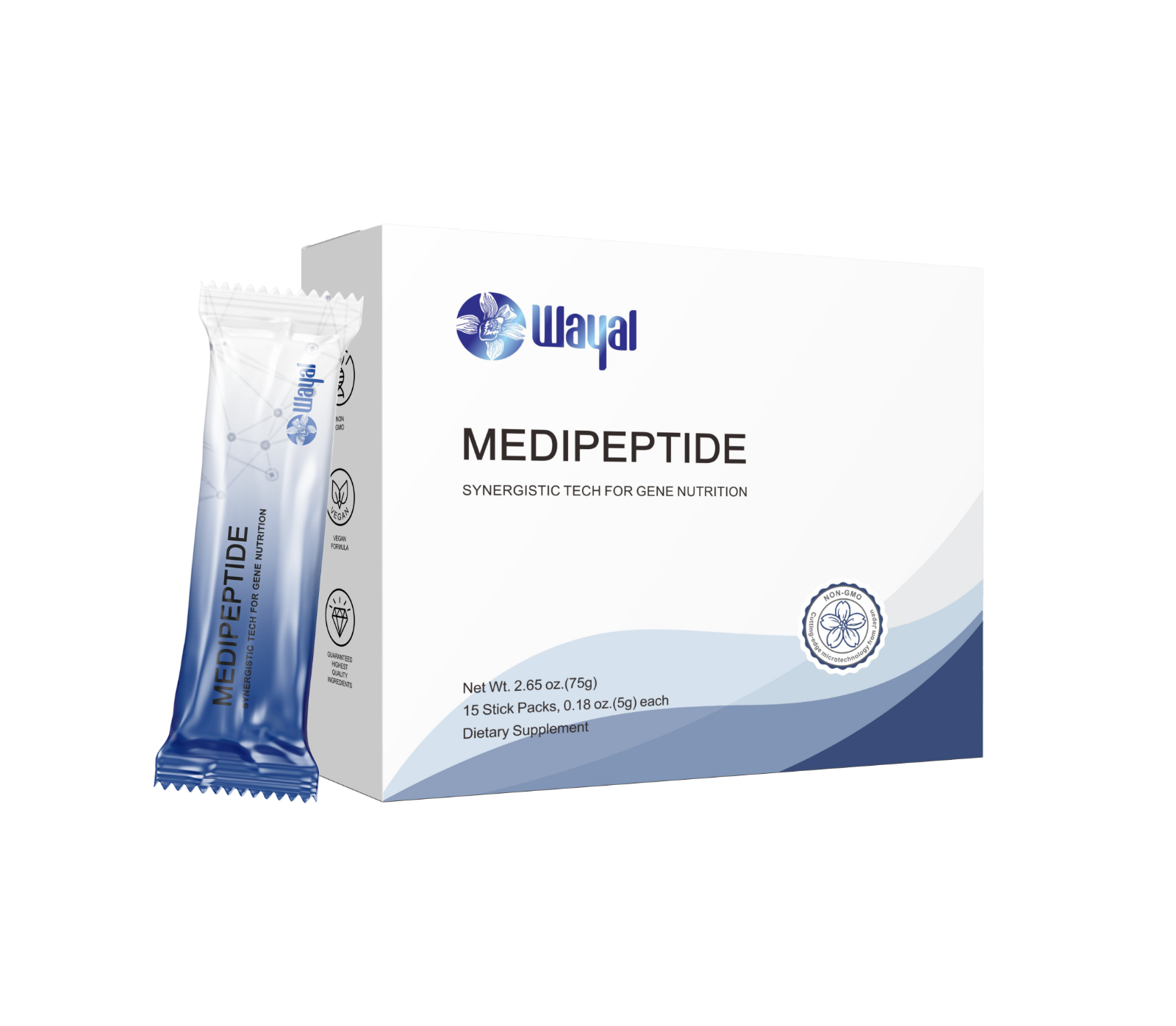 Wayal Medipeptide BCAA Three Vitally Essential Amino Acids Repair 15 S ...