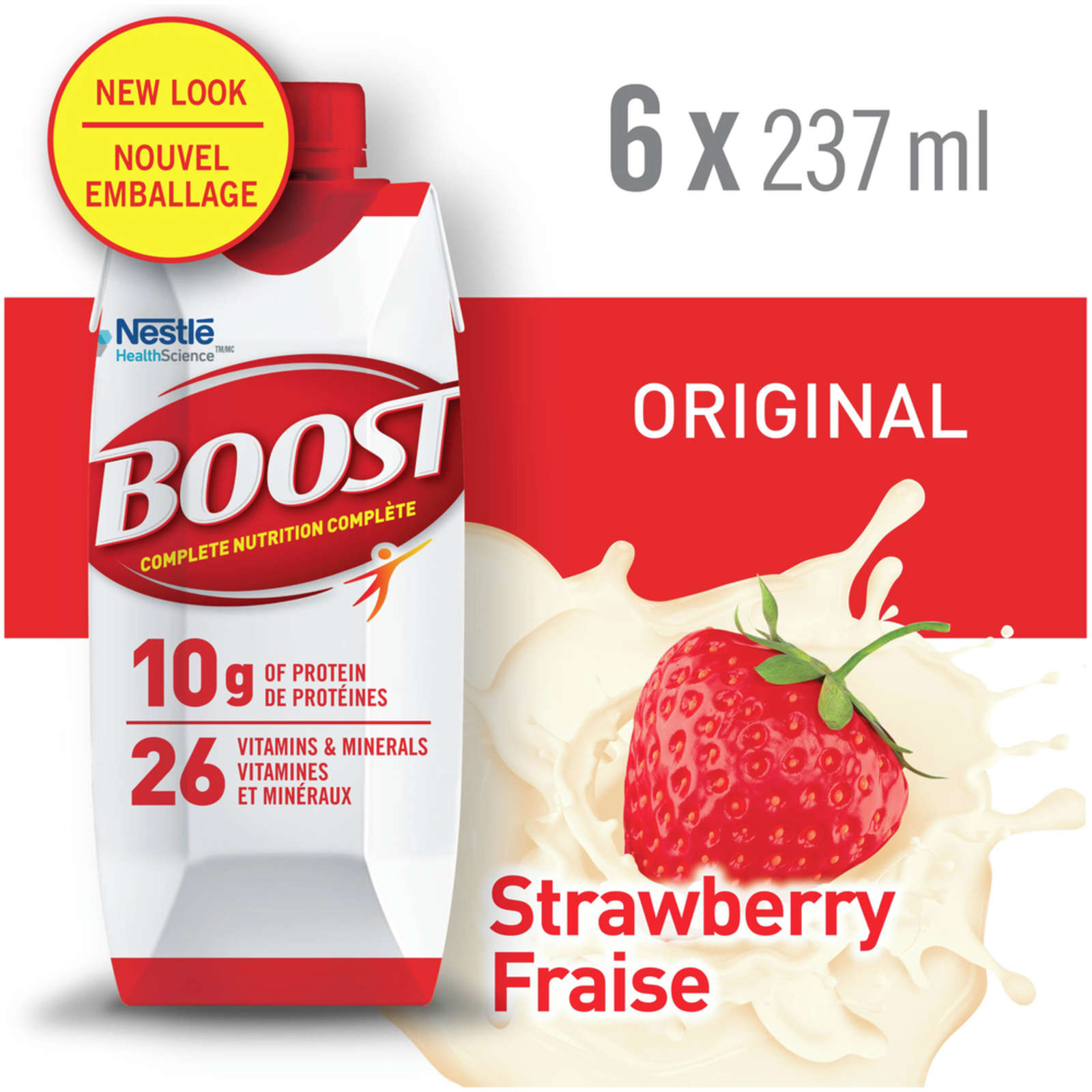 Boost Original Strawberry Meal Replacement Drink Delicious Healthy 6x ...