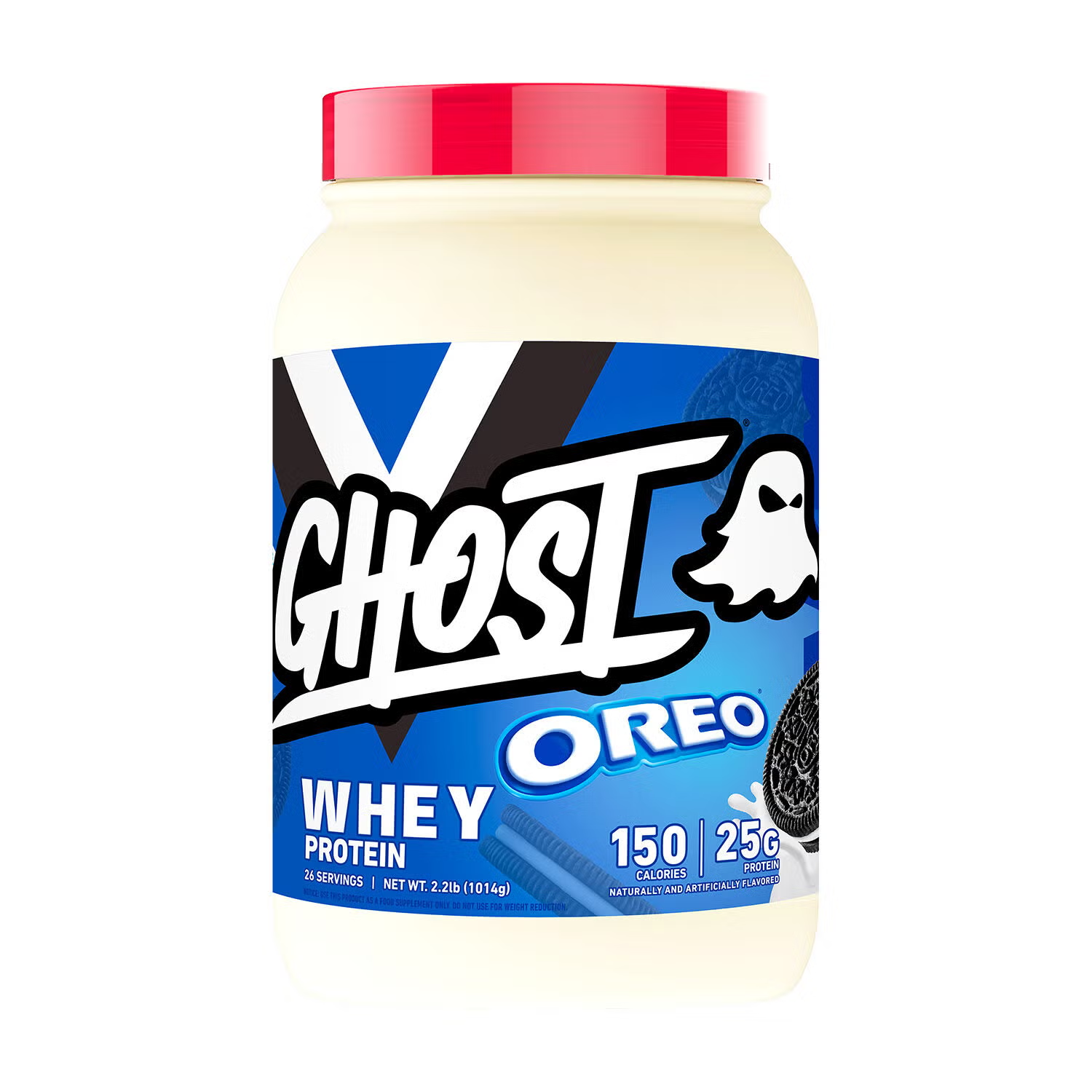 Ghost Whey Oreo Flavor Whey Protein Isolate Baked Goods Workout 2.2lb ...