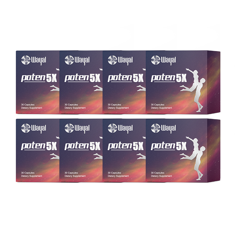 8 Boxes Wayal Poten5X Dietary Healthy Supplement Flavonoids 500mg 30 C ...